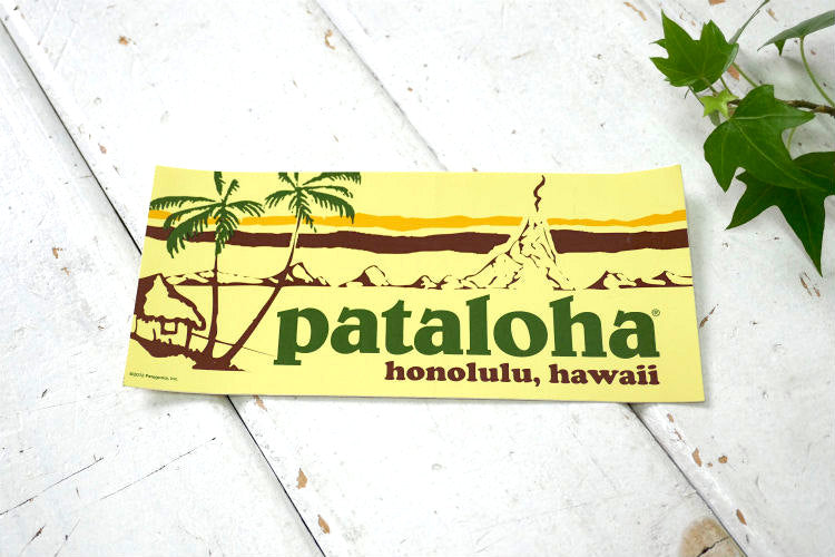 Pataloha パタロハ honolul hawaii ホノルル ハワイ ステッカー パタゴニア 非売品 USA – First Trip