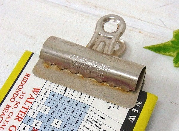 ボストン BOSTON CLIP No.3 スチール製 ヴィンテージ クリップ ペーパークリップ USA – First Trip